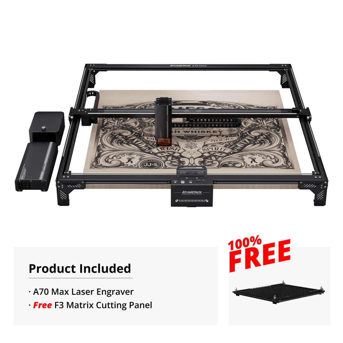 AtomStack A70 Max Laser Engraving and Cutting Machine