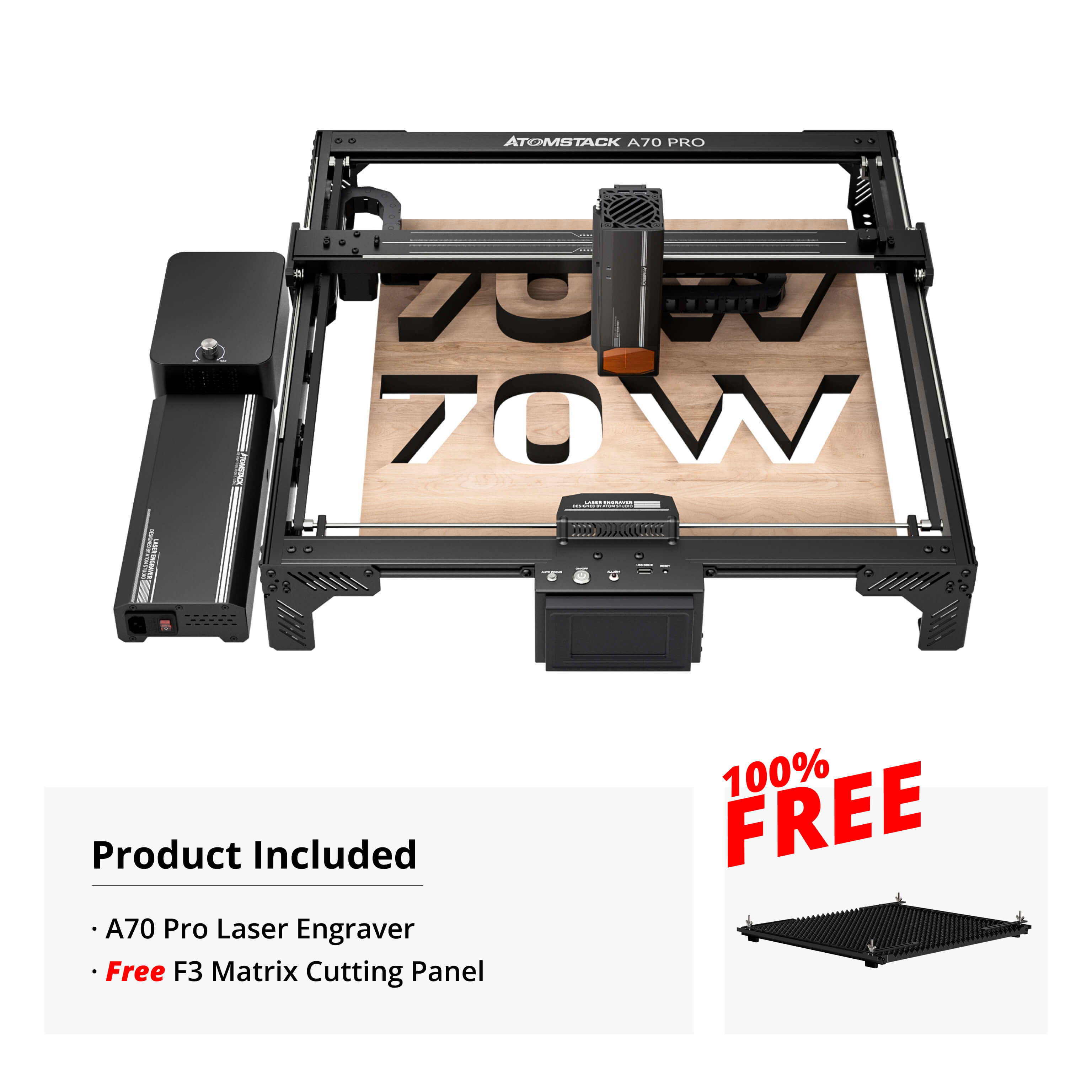 AtomStack A70/ X70 Pro Laser Cutter